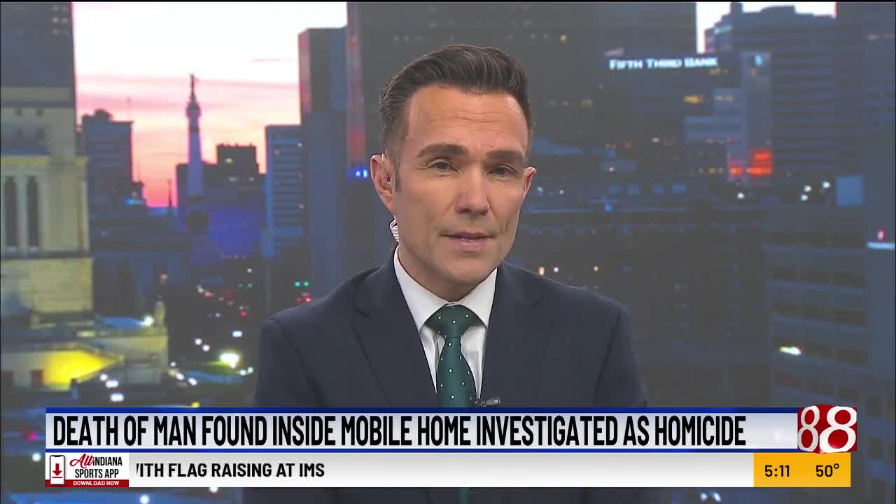 Death of man found inside mobile home investigated as homicide