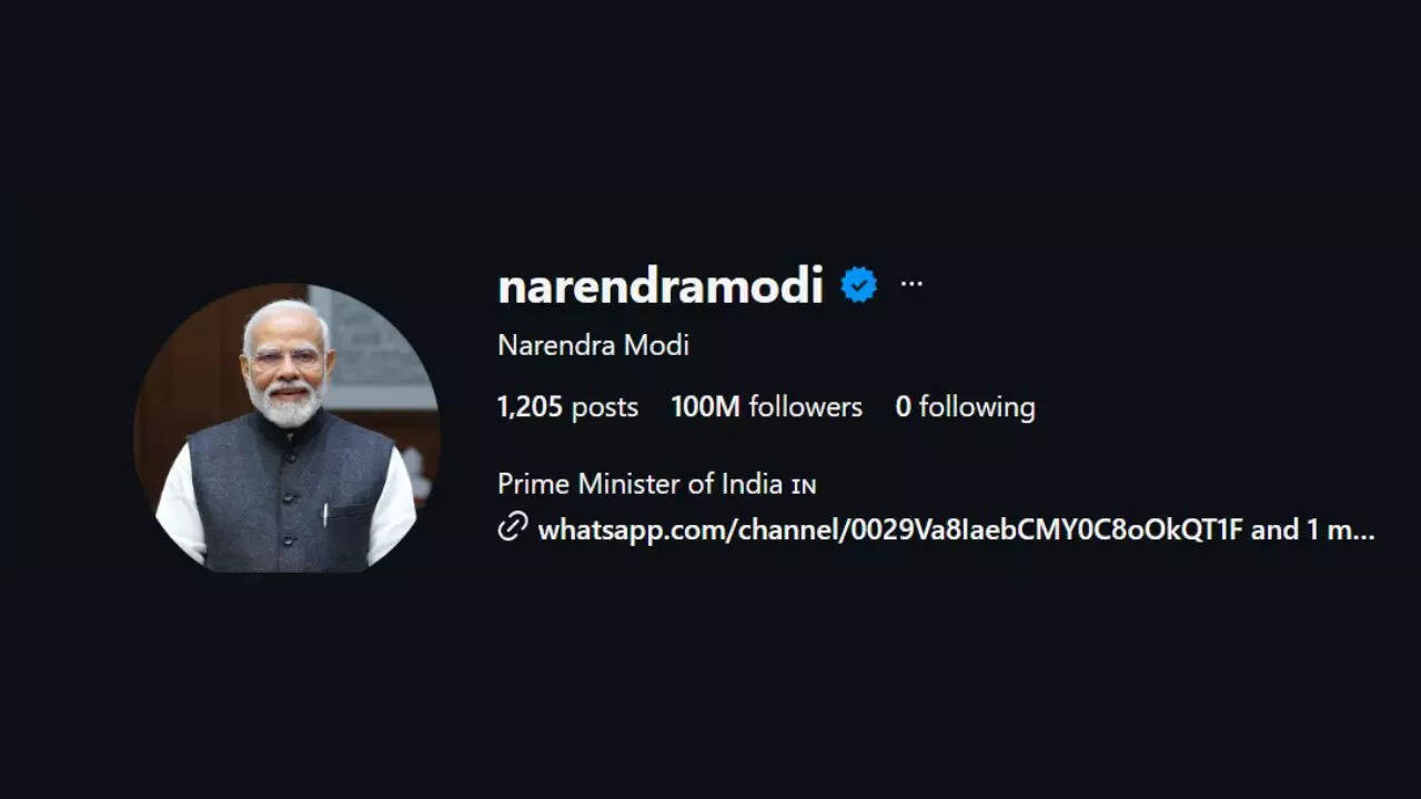 PM Modi becomes first world leader to cross 100 million Instagram followers