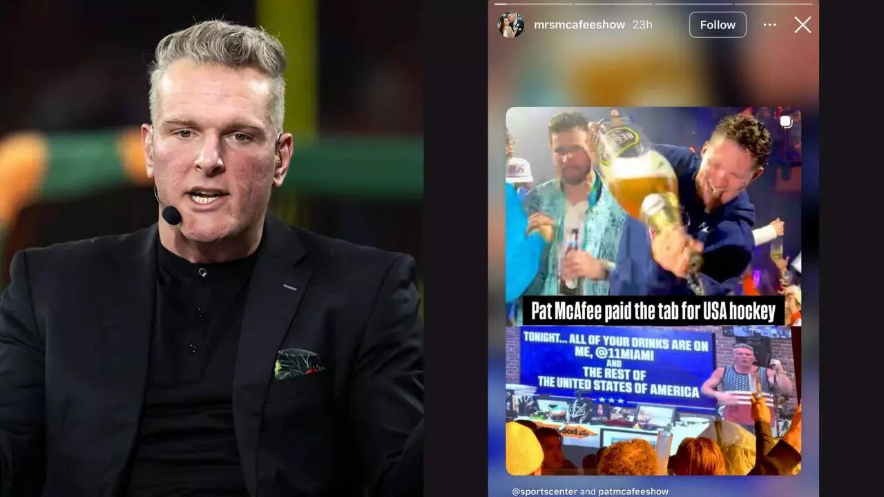 Pat McAfee’s wife Samantha's silent reaction steals spotlight after ...