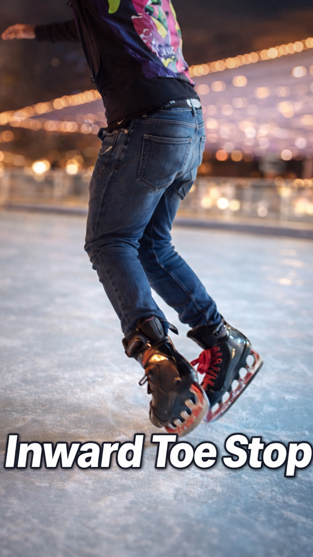 Master these six cool stops for ice skating freestyle