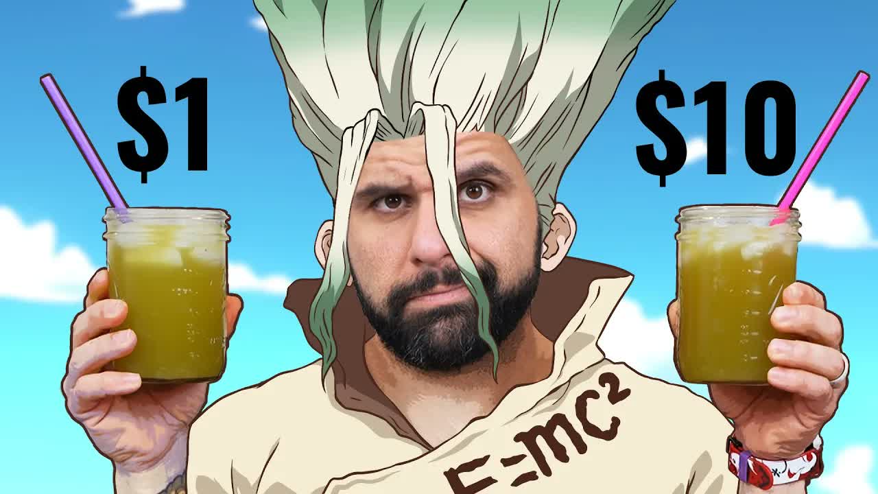 He tested so you do not have to - $1 vs $10 Senku Cola from Dr. Stone