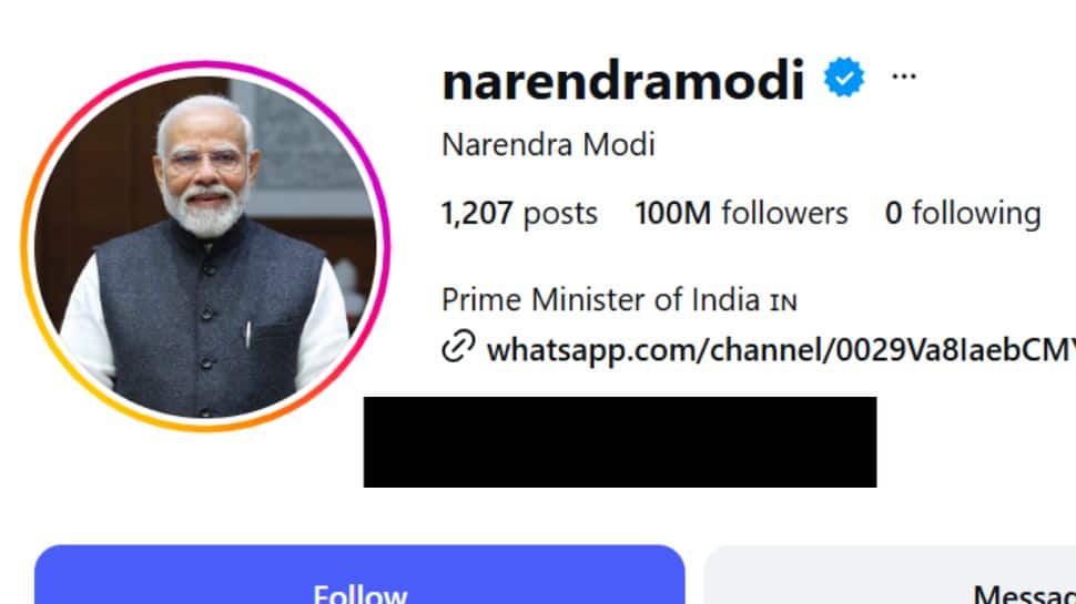PM Modi creates history: Crosses 100 million followers on Instagram ...