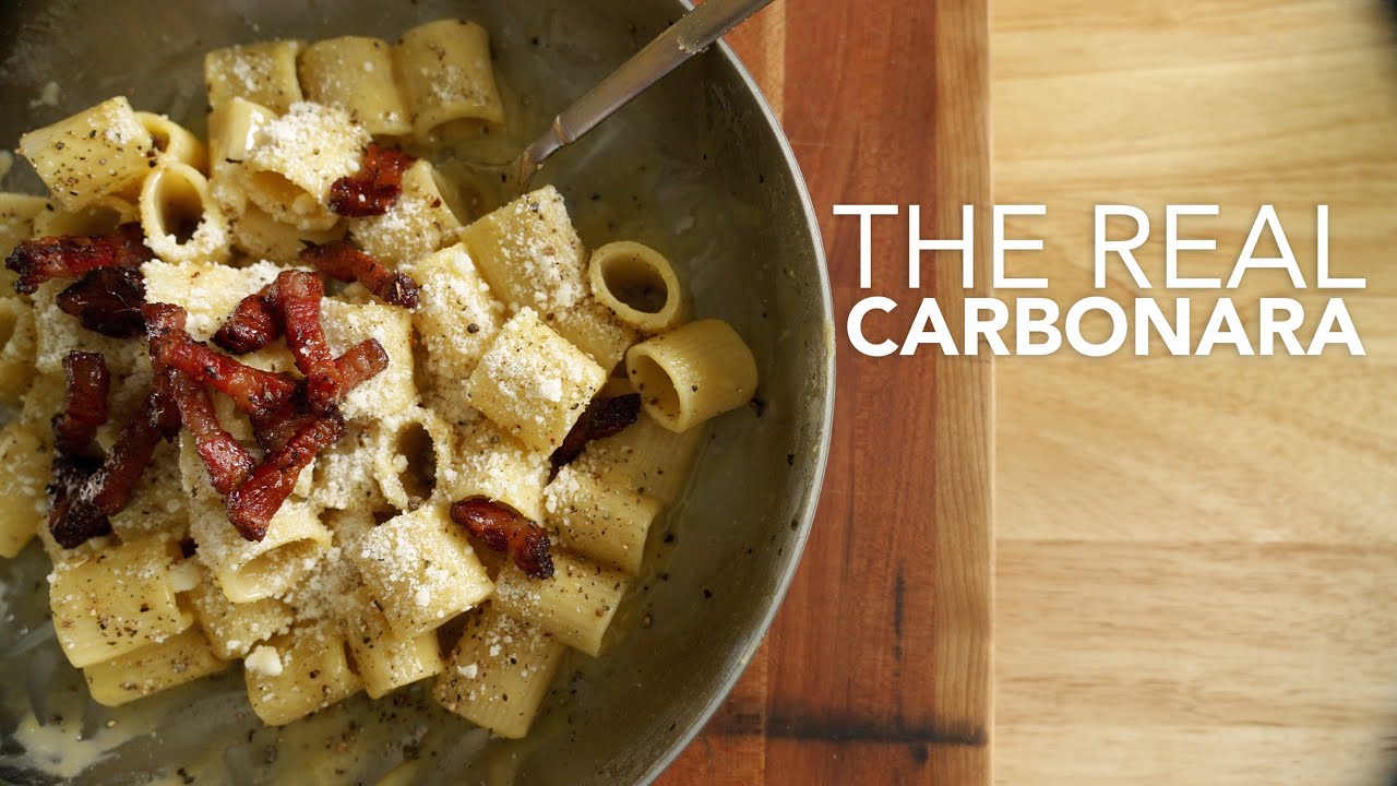 The real carbonara recipe | Authentic Italian pasta made easy