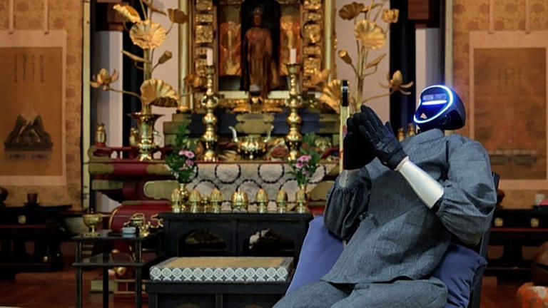 Japan tests AI robot monk 'Buddharoid' to guide Buddhist faithful