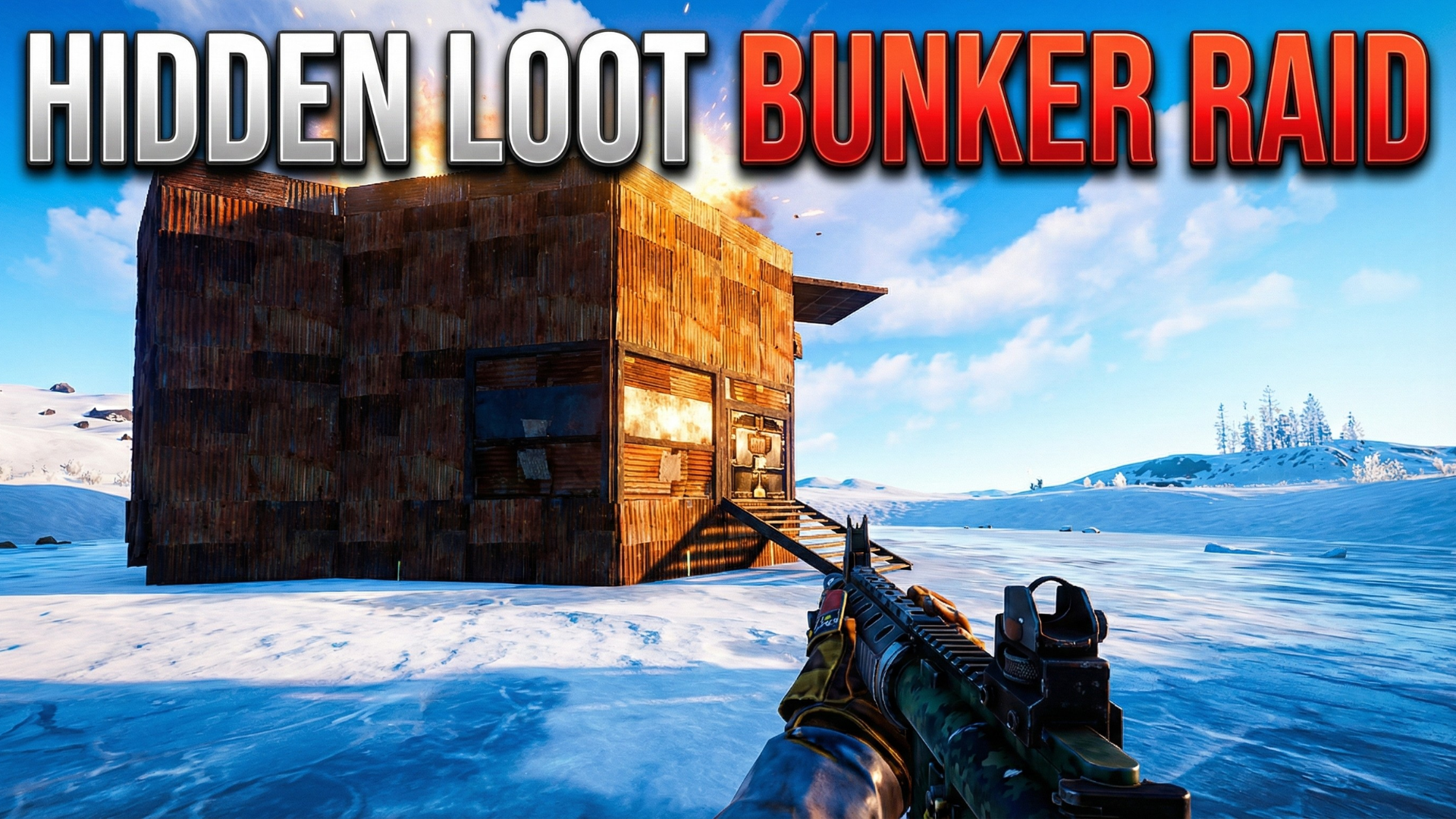 Bunker base raid challenge finding the hidden loot