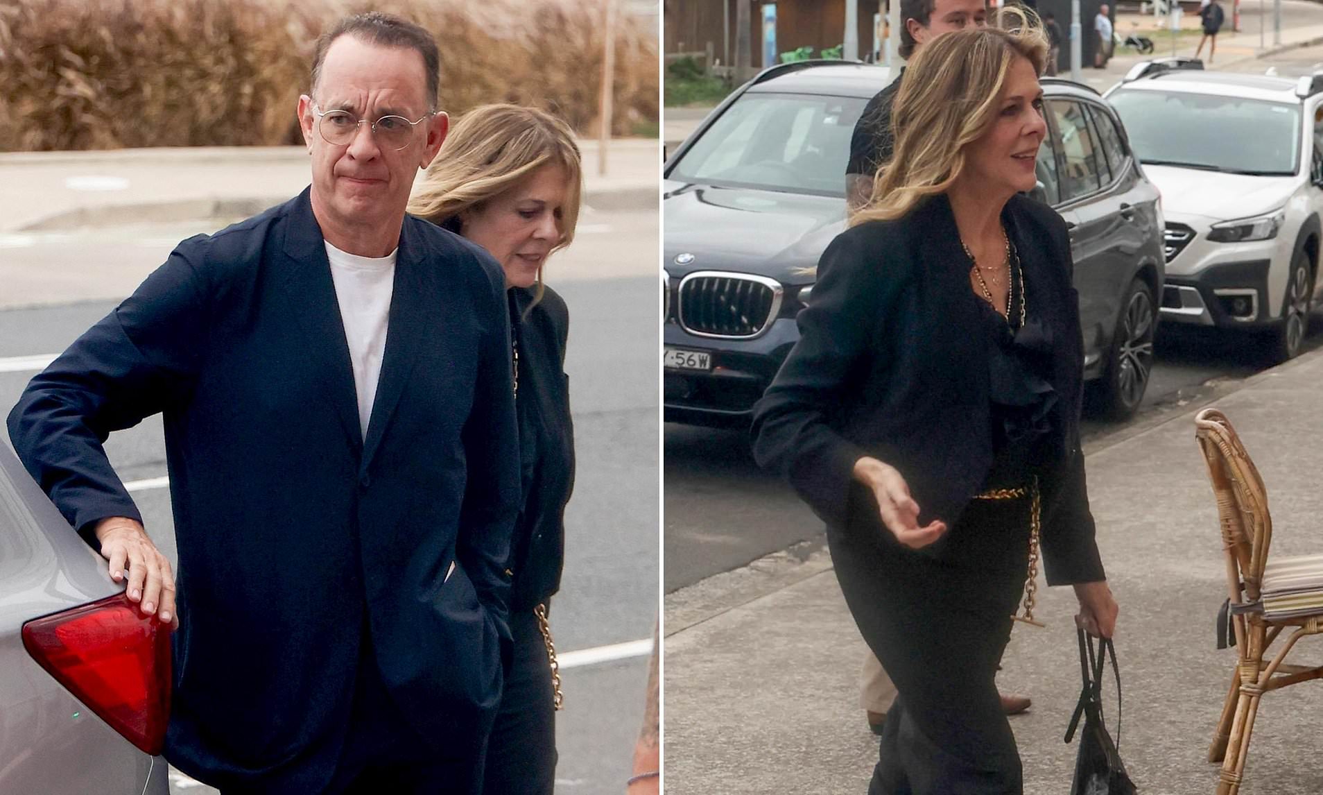 Tom Hanks and Rita Wilson enjoy a date night in Sydney as the couple ...