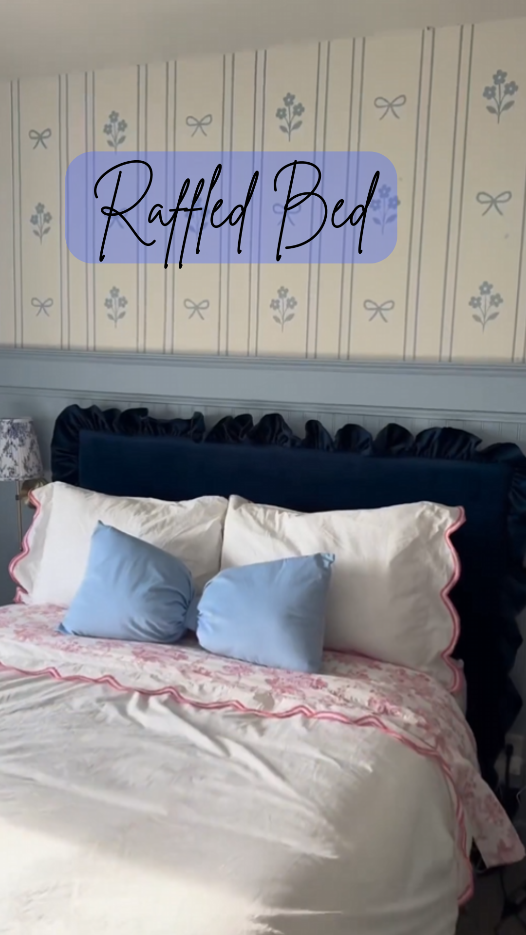 How to build a stunning ruffled bed step by step