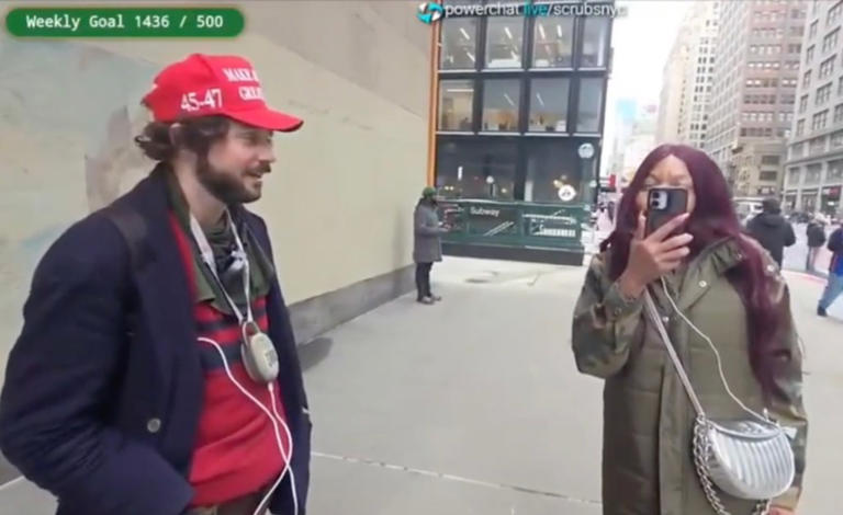 Lowlife in MAGA hat allegedly assaults woman, spews racist comments on ...