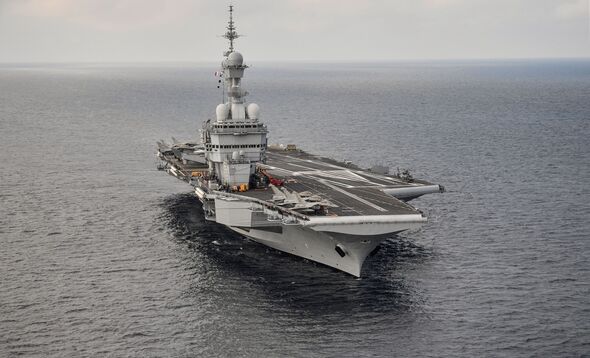 Russia 'launches drone towards French aircraft carrier' in huge NATO ...