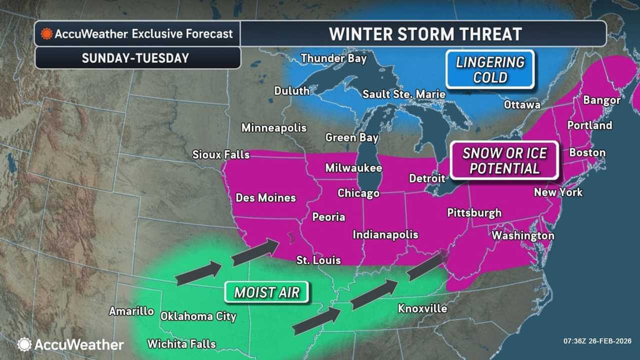 Forecasters tracking new winter storm taking aim at East Coast: Here's ...