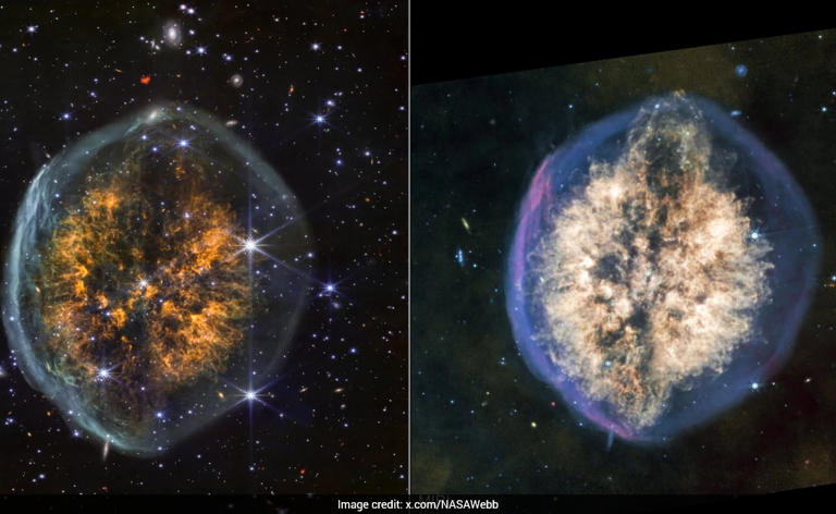 NASA captures stunning images of dying star that looks like brain
