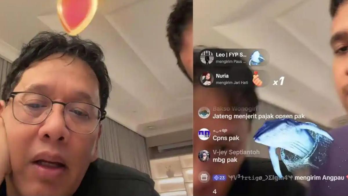 Menkeu Purbaya banjir gift saat live TikTok bareng anak, waswas ...