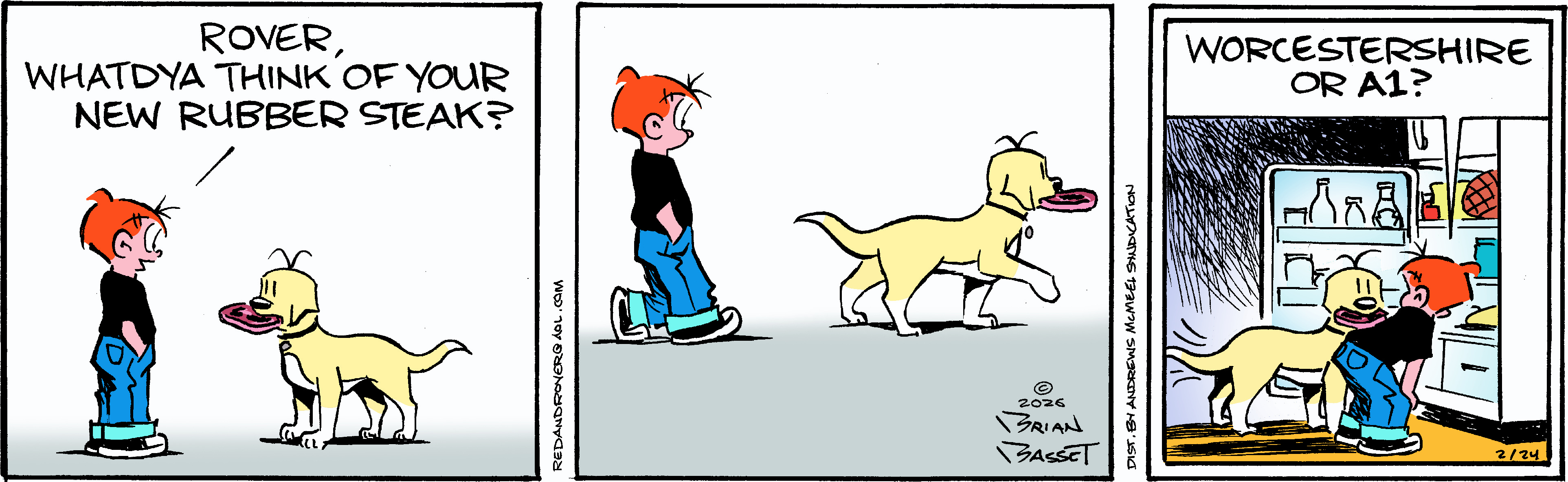 Red and Rover by Brian Basset