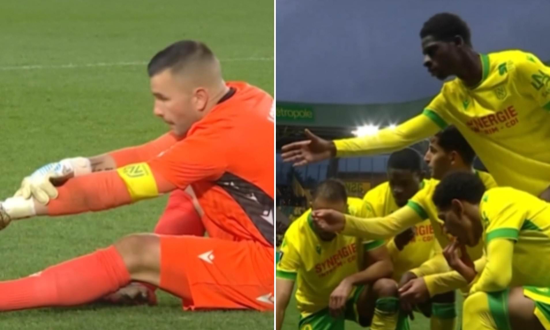 Goalkeeper 'forced to fake injury' to let Muslim team-mates break ...