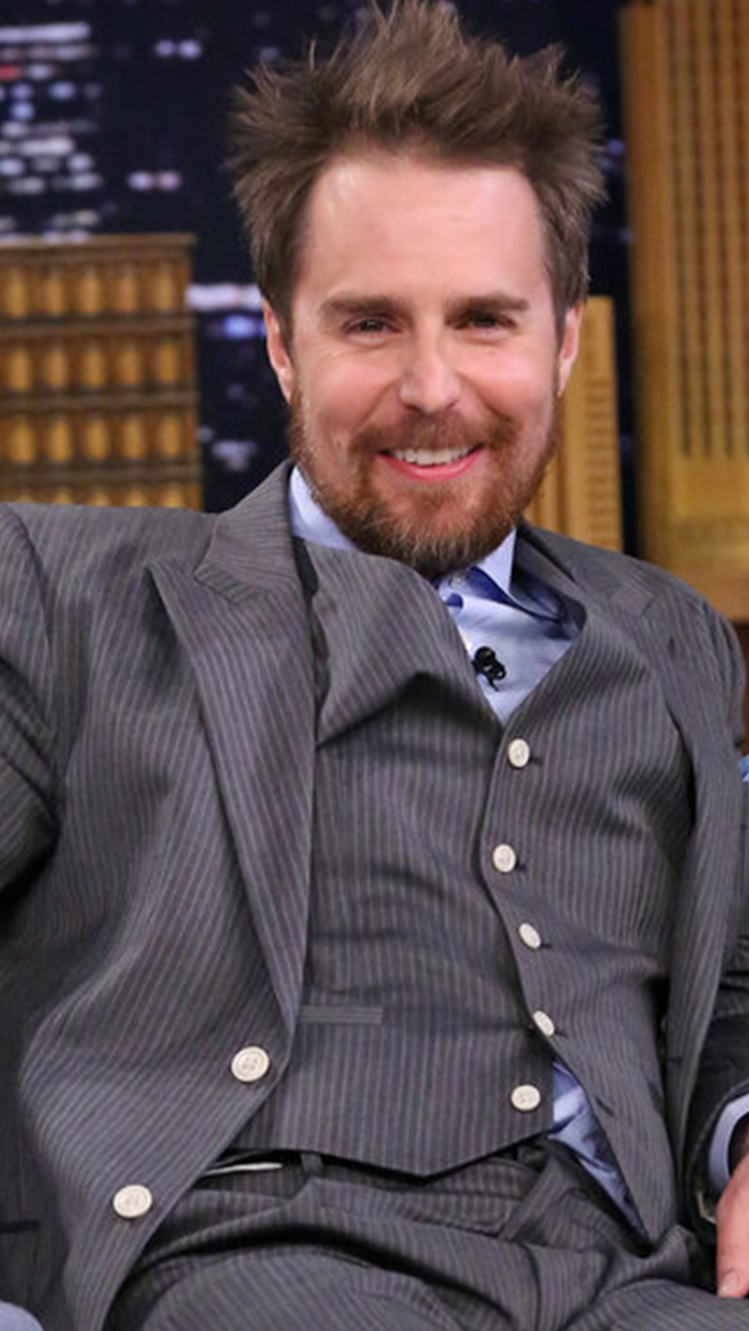 Sam Rockwell’s moves every time he walks onto 'The Tonight Show ...
