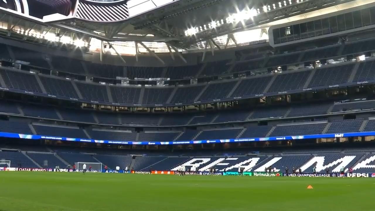 File: Real Madrid begin investigation after fan filmed appearing to do ...