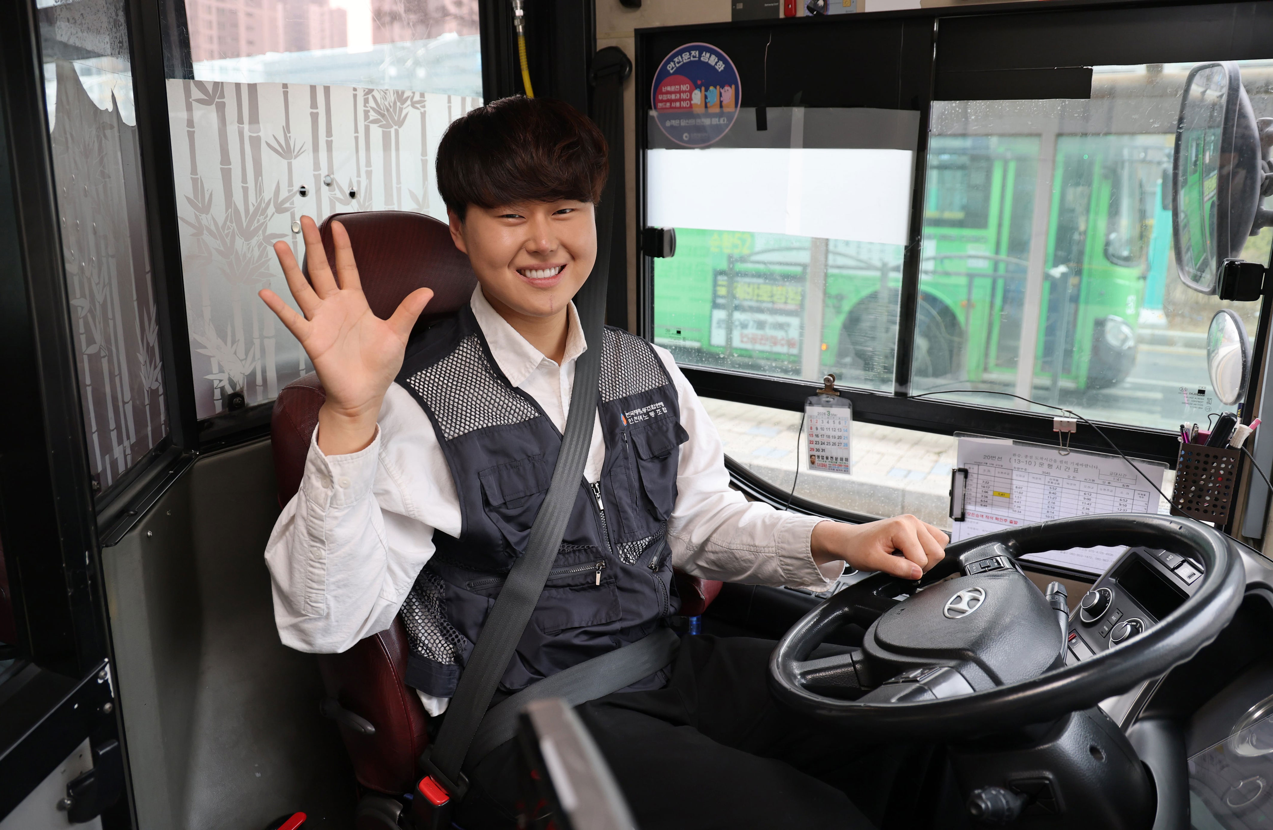 Young drivers embrace bus roles: 9-hour days, 50M won salaries