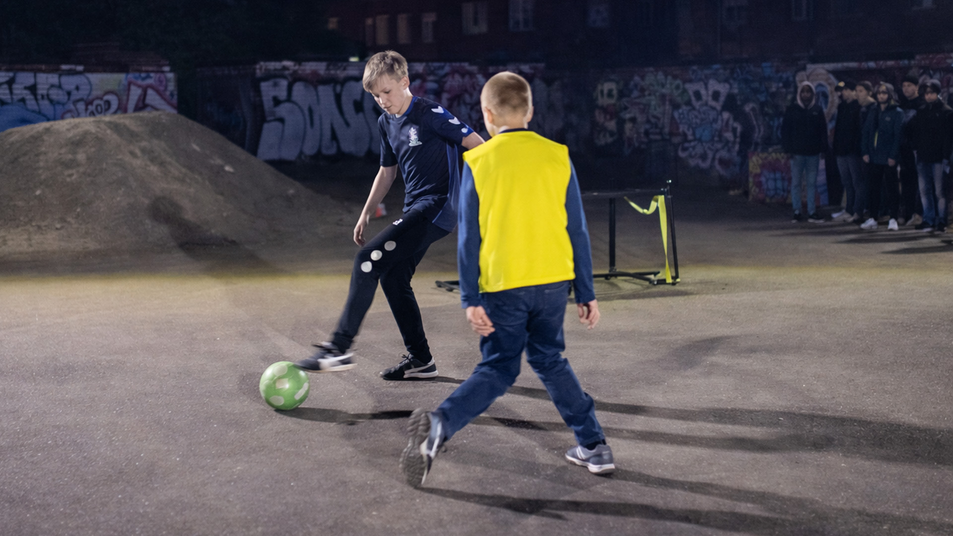 His fast dribbling left them stunned