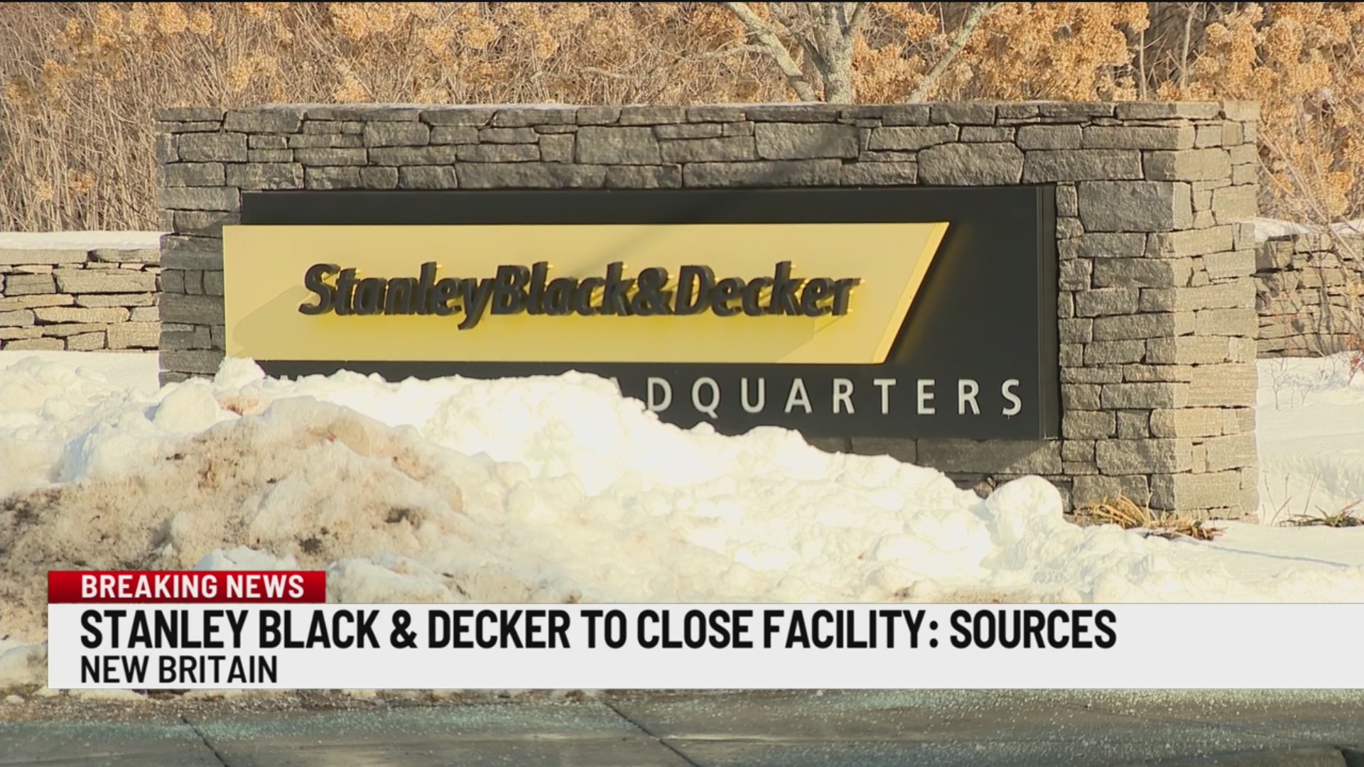 Stanley Black & Decker closing manufacturing plant in New Britain: Sources