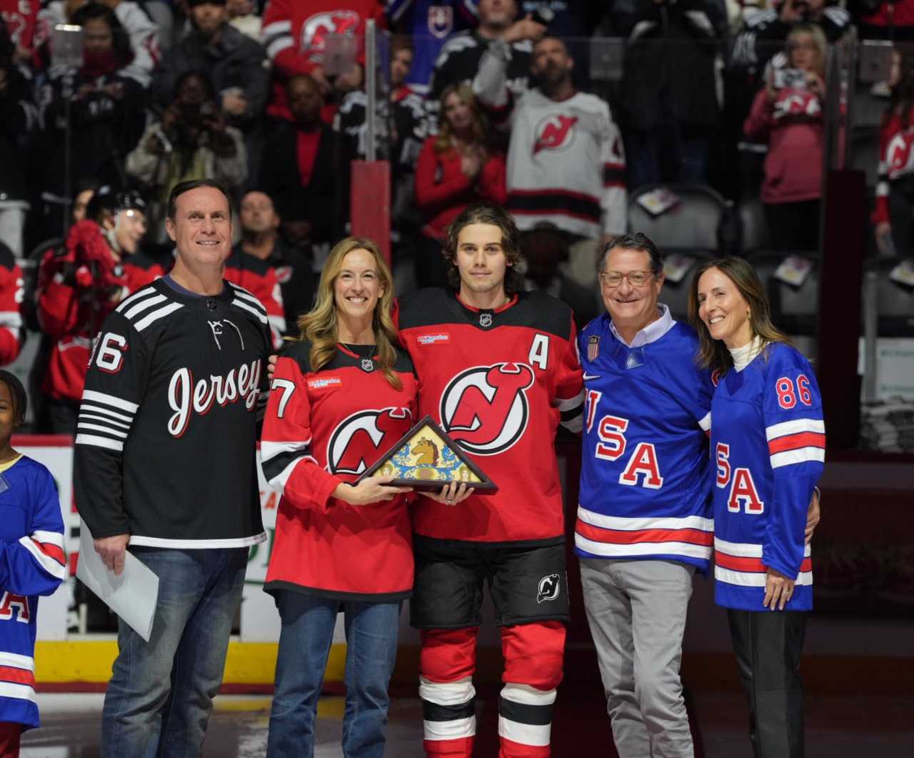 Video: Mikie Sherrill booed at Devils game honoring Jack Hughes