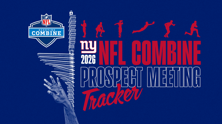 2026 NFL Combine: New York Giants prospect meeting tracker