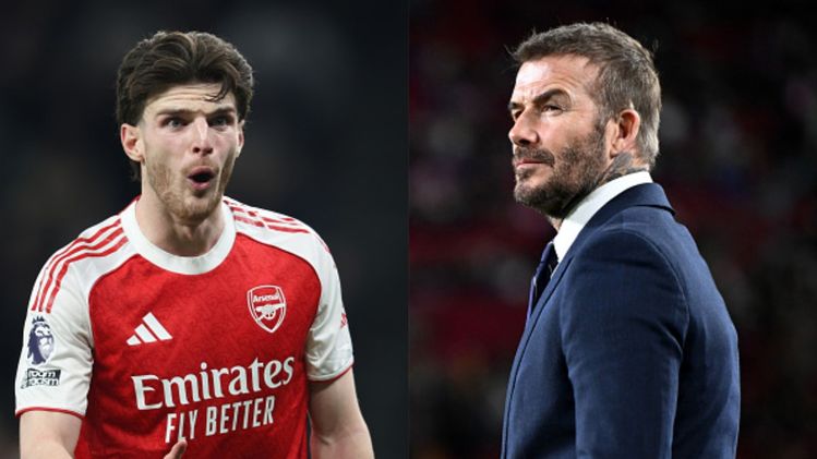 Declan Rice reveals David Beckham's DM after Arsenal star's Champions ...
