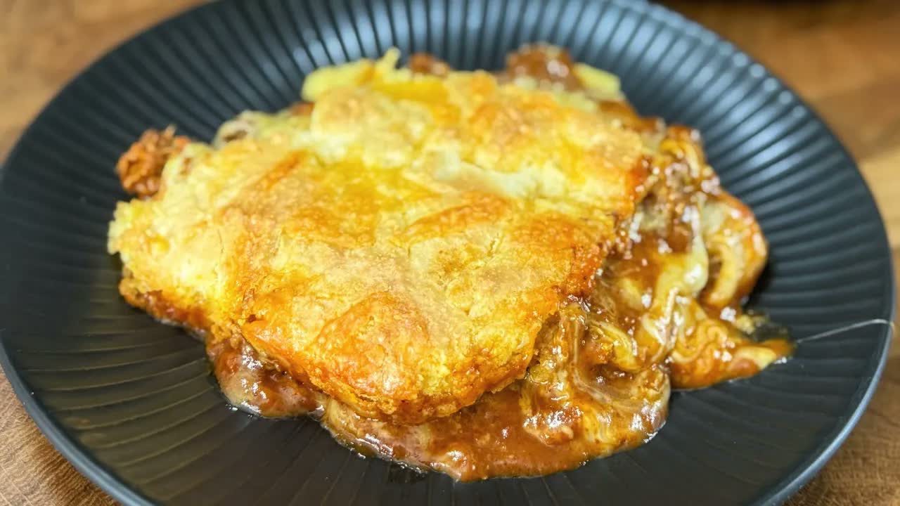 Simple tamale pie recipe made at home