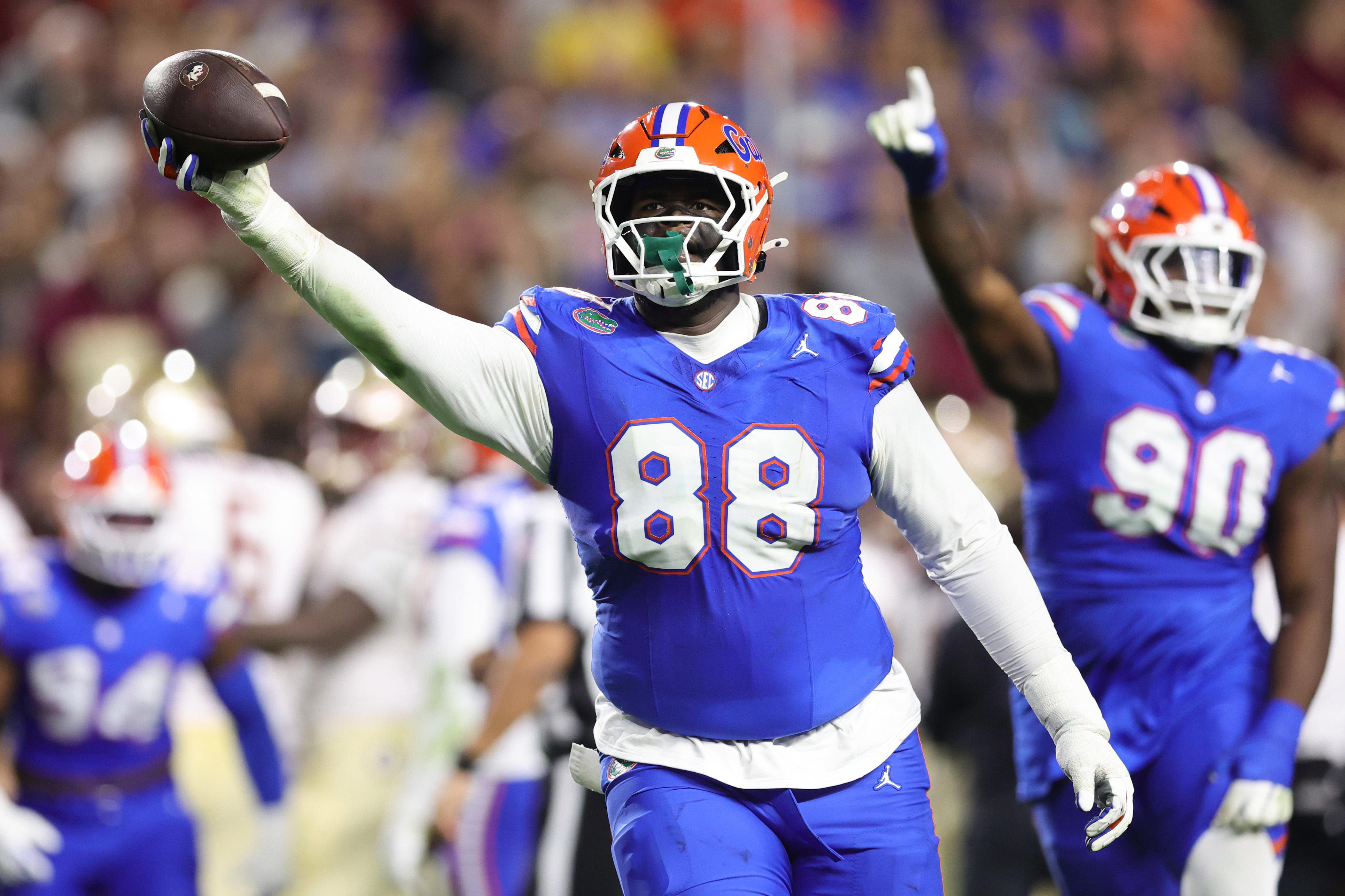 Ravens met with a standout Florida defensive tackle at the NFL Combine