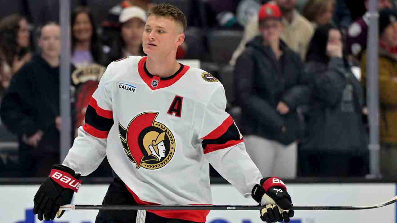Senators’ Tim Stutzle available vs. Red Wings