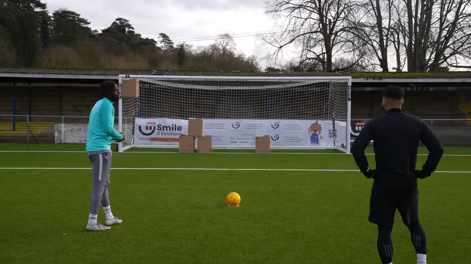 Hit the target, win the prize: Football challenge with SV2
