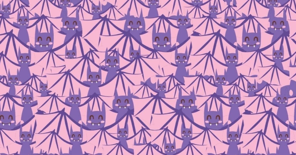 Look closely at the bats in this optical illusion and try to find the ...