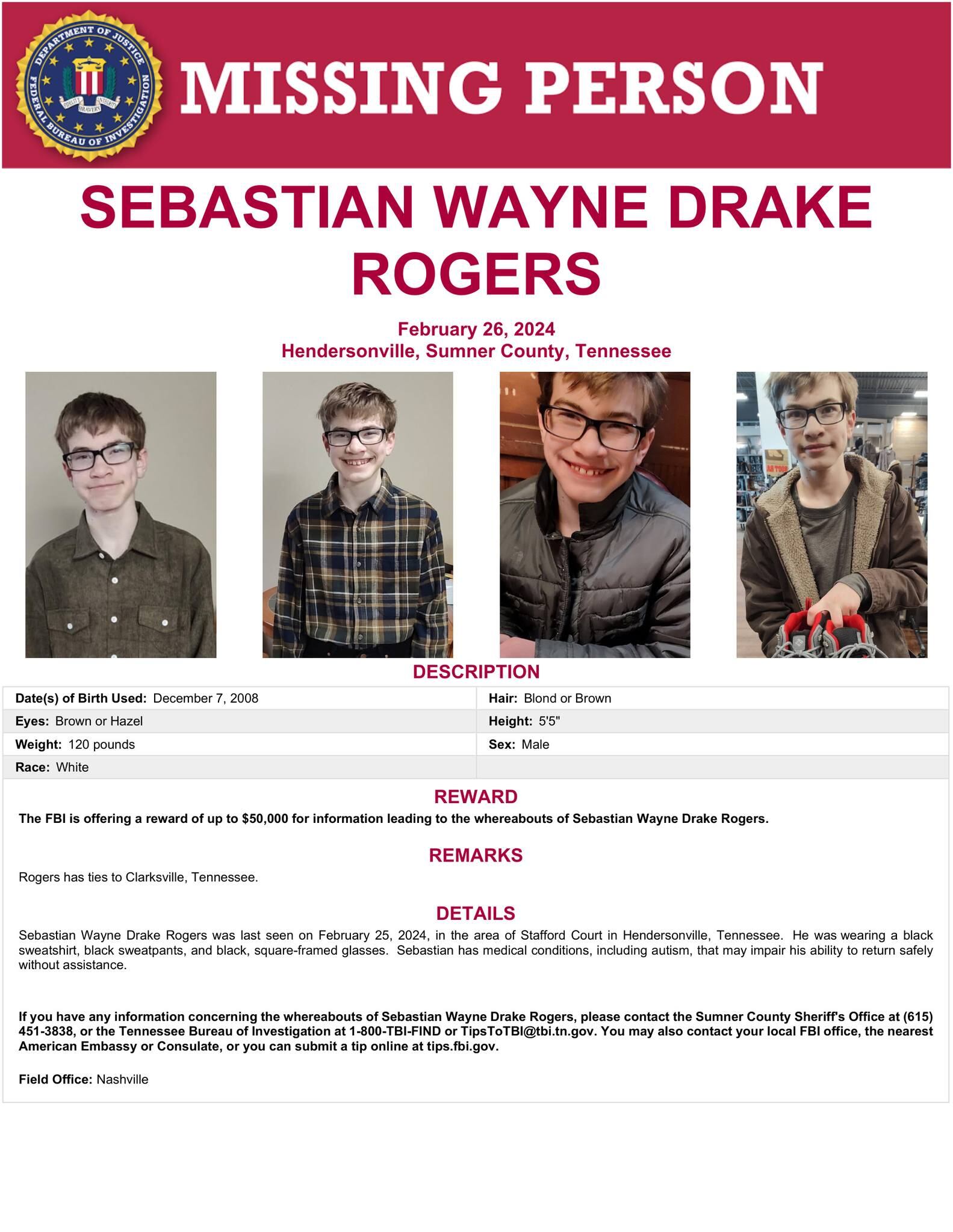 Two years since Sebastian Rogers disappeared: Sheriff shares truths as ...