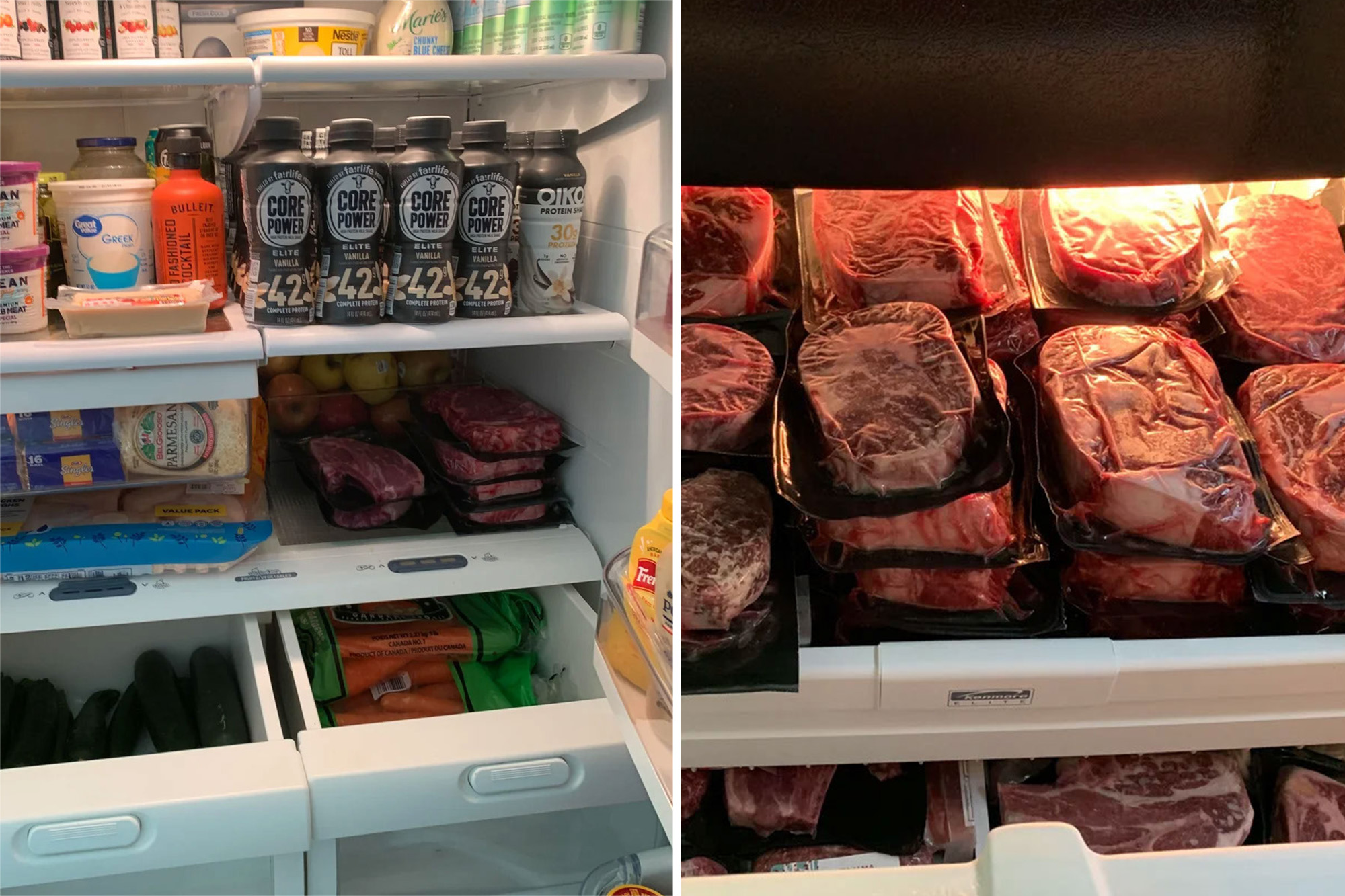 Boyfriend roasted for fridge packed with protein — but he insists he’s ...