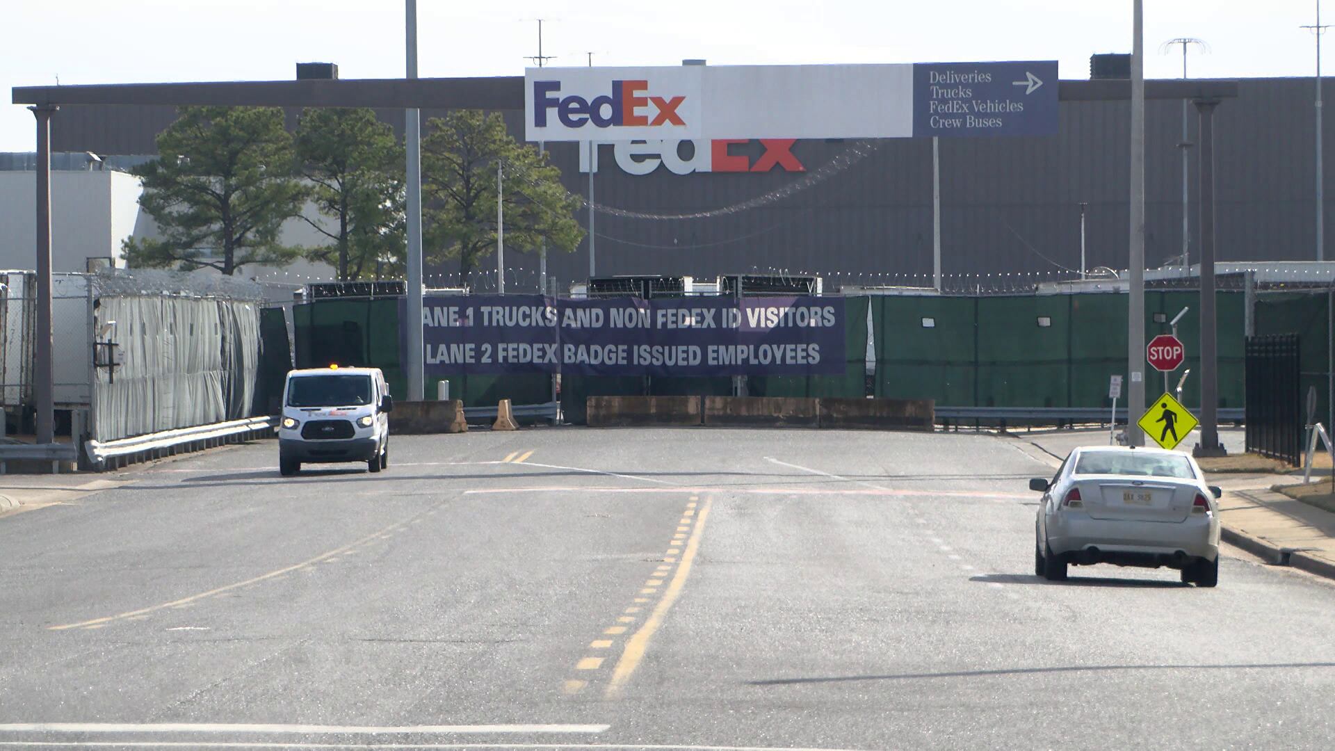 Portion of FedEx World Hub closed after chemical spill