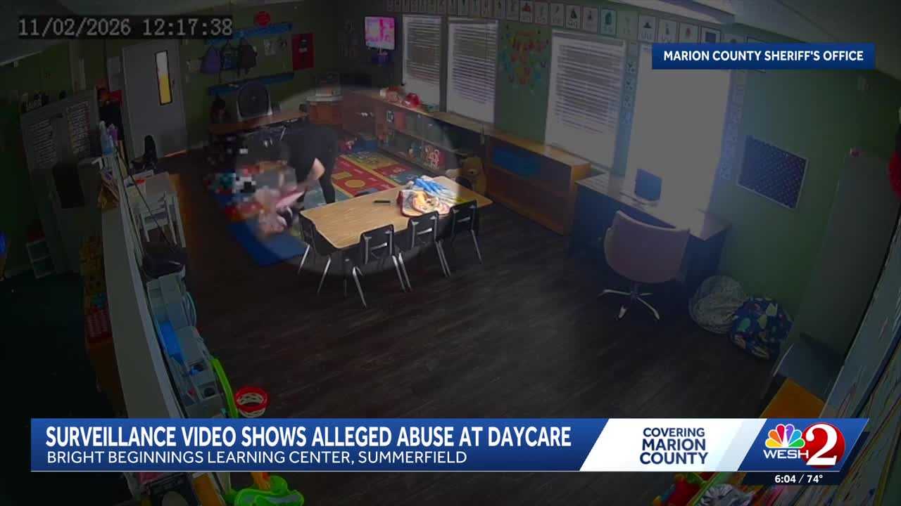Video shows day care employee slapping, dragging children in Marion County