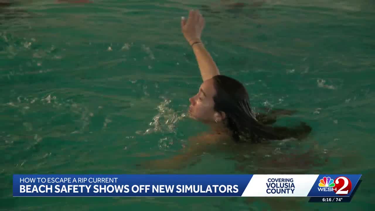 Rip current simulator in Volusia allows people to experience ...