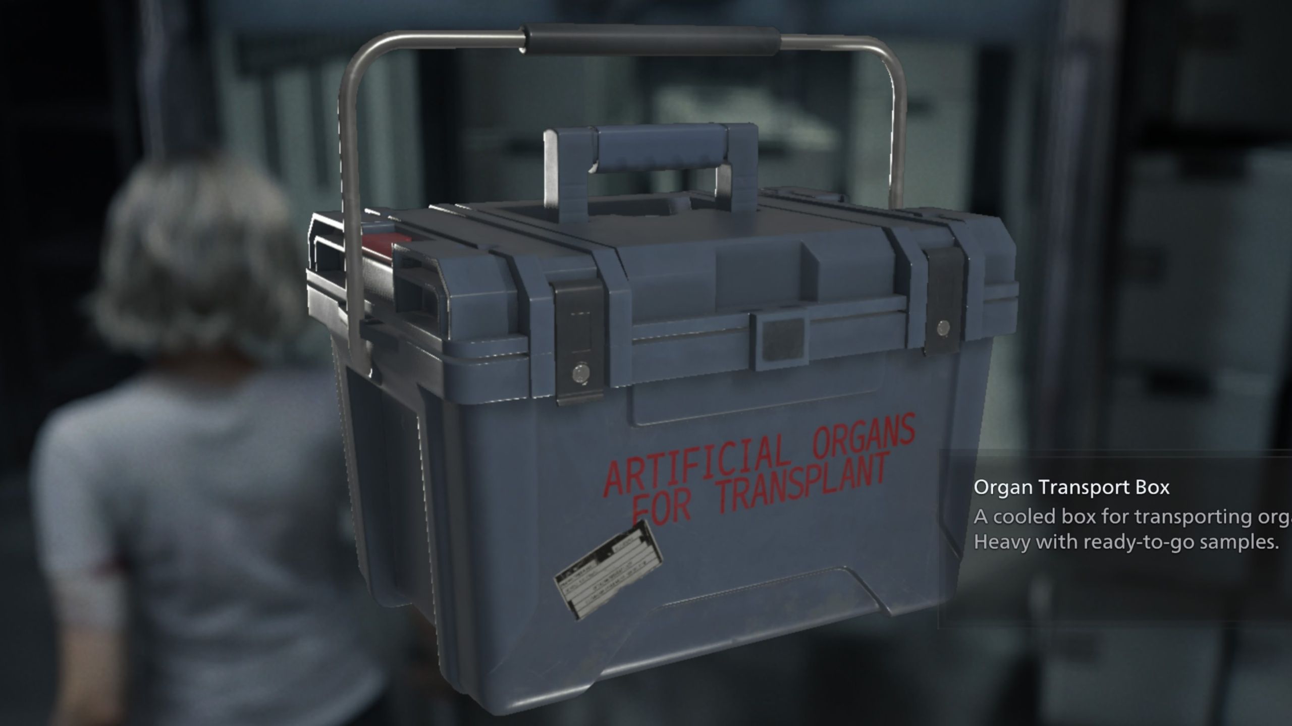 How to open the organ transport box in RE9