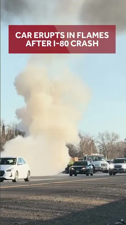 Car fire causes freeway delays in Sacramento