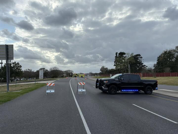 Update: Highland Road now open after power line fire
