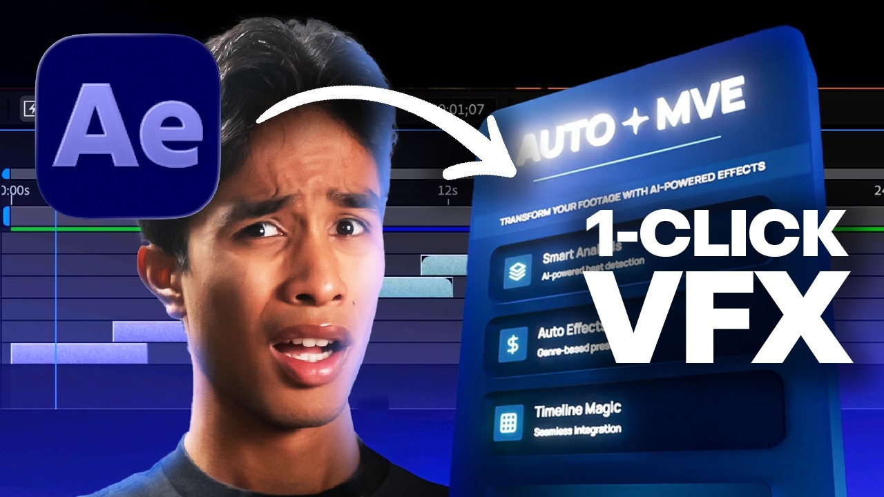 The fastest way to add VFX in After Effects | Music video tutorial