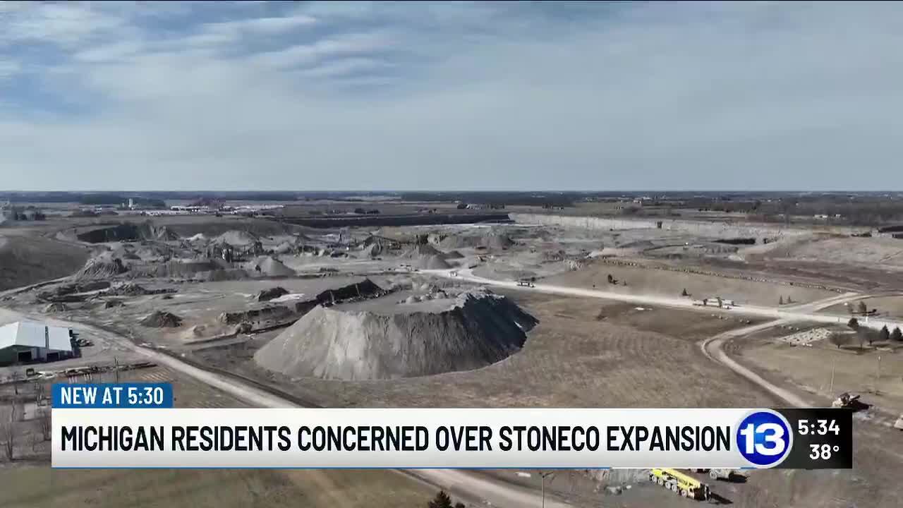 Michigan residents raise concerns over dry wells and Stoneco expansion