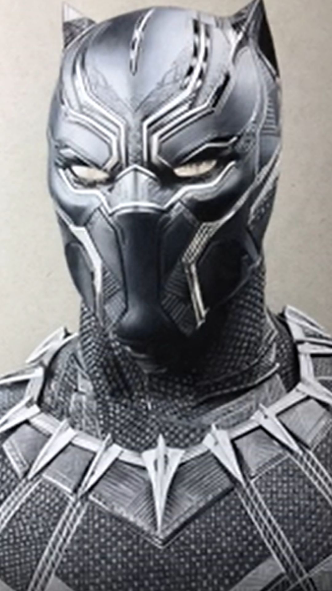 Realistic Black Panther portrait honoring the legendary king