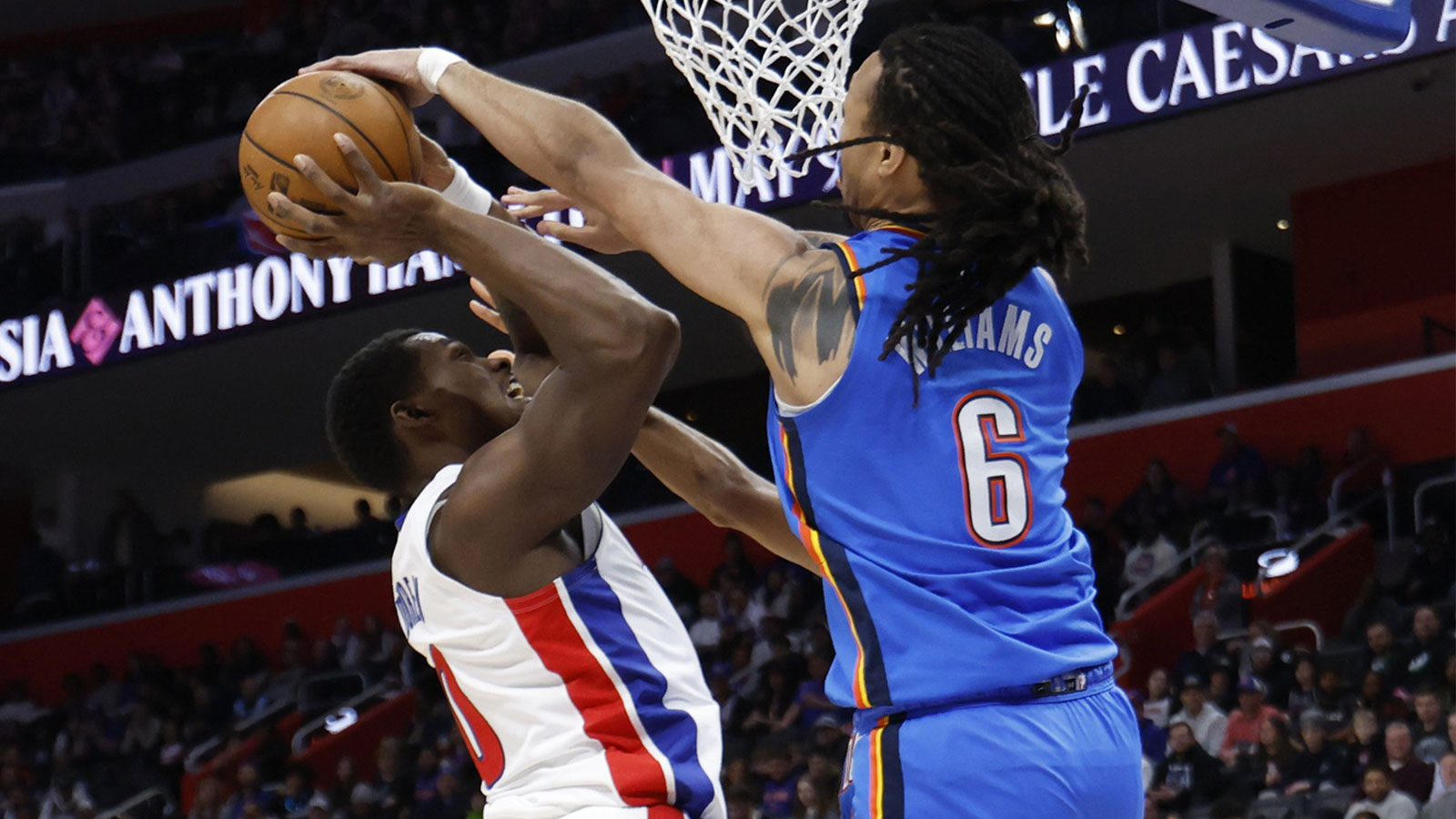 How Pistons defense, Thunder teammates led to Jaylin Williams’ career night