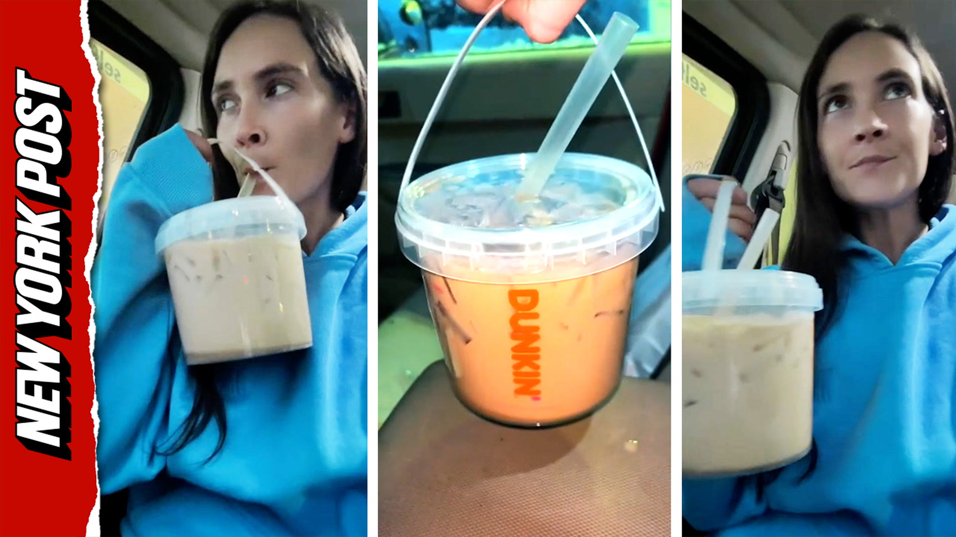 Dunkin' is selling giant 48-oz buckets of coffee, currently available ...
