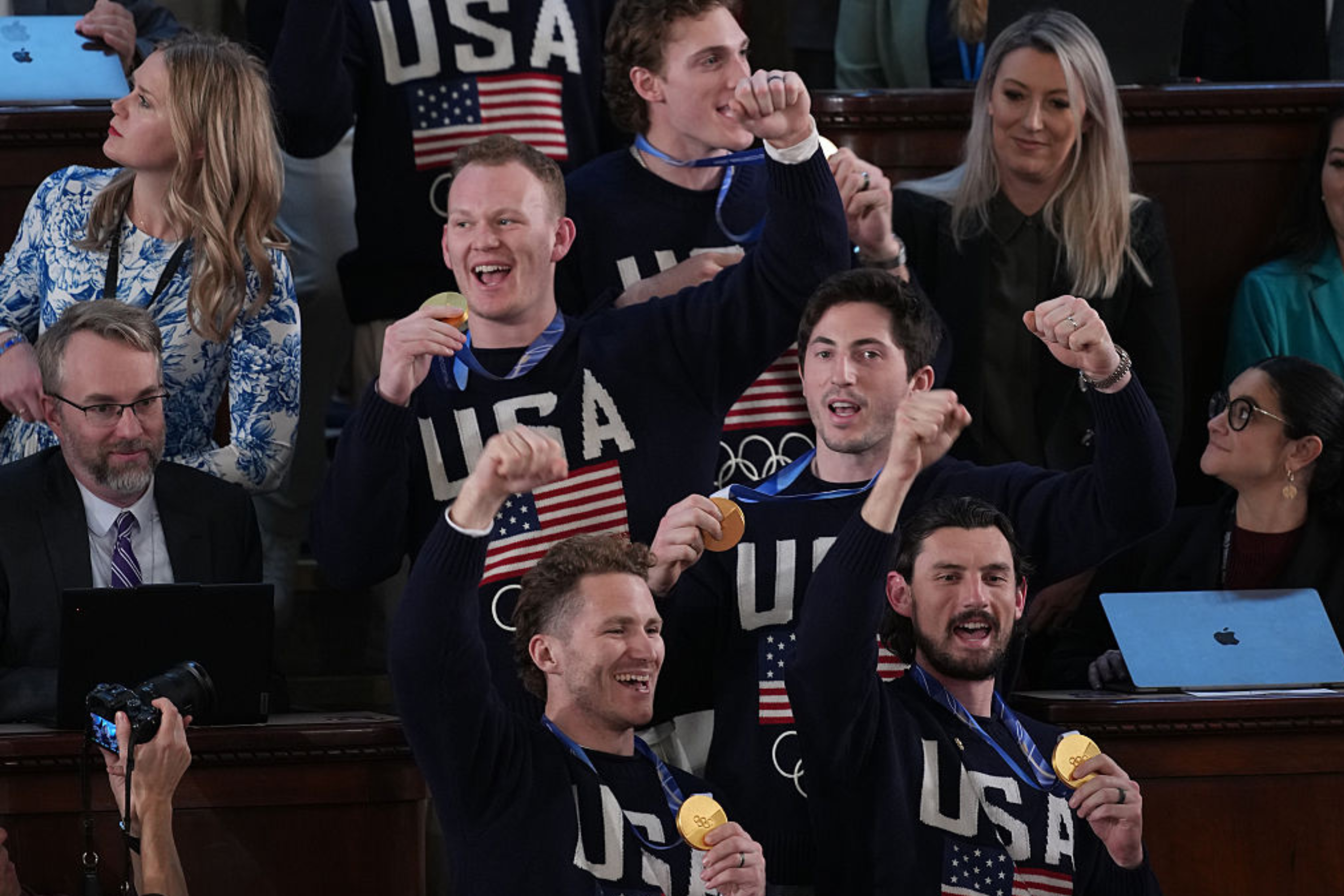 Team USA women's hockey team lunch after declining Trump invite goes viral