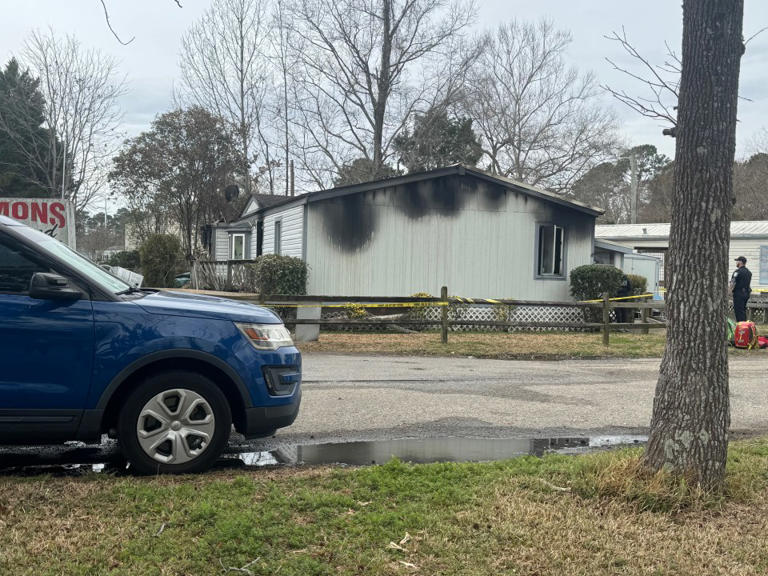 Person found dead following house fire along Highway 15 in Myrtle Beach