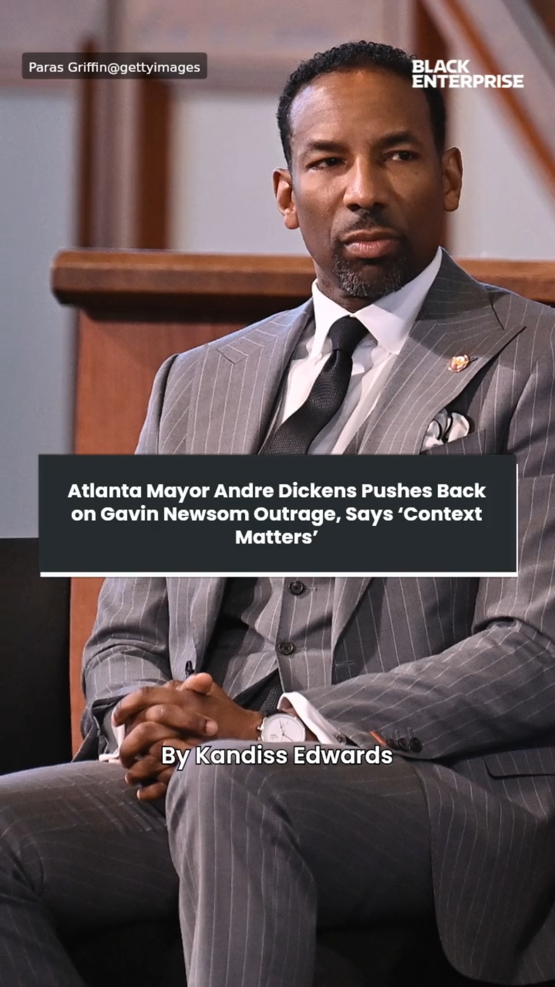 Atlanta Mayor Andre Dickens pushes back on Gavin Newsom outrage, says ...