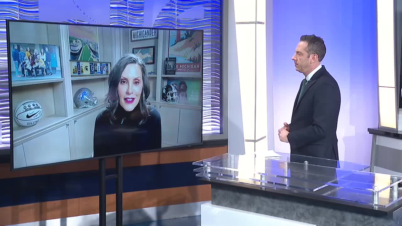 7 News Detroit's interview with Governor Whitmer following her State of ...