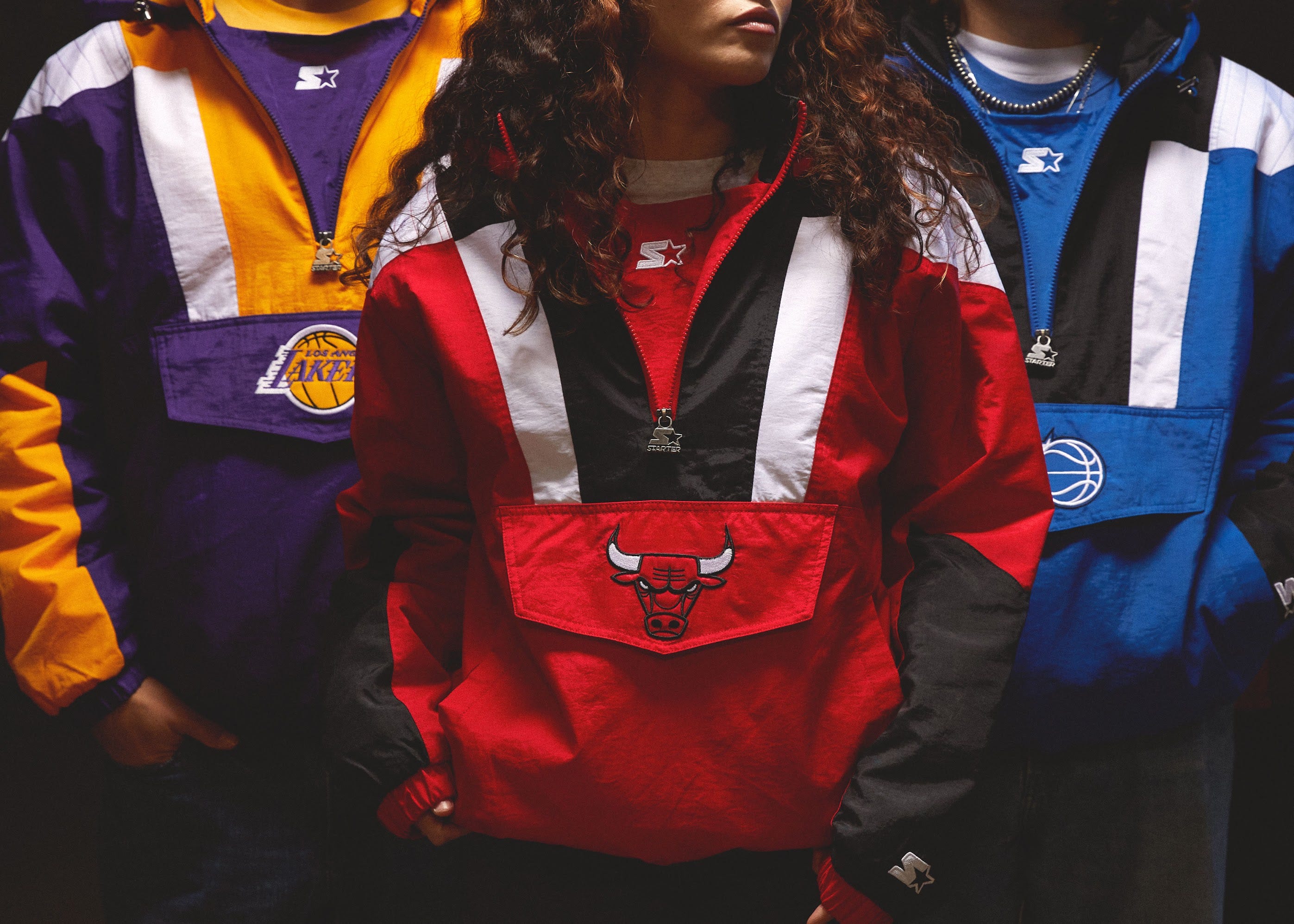 Bring back the 90s with fresh NBA Starter pullovers from Homage