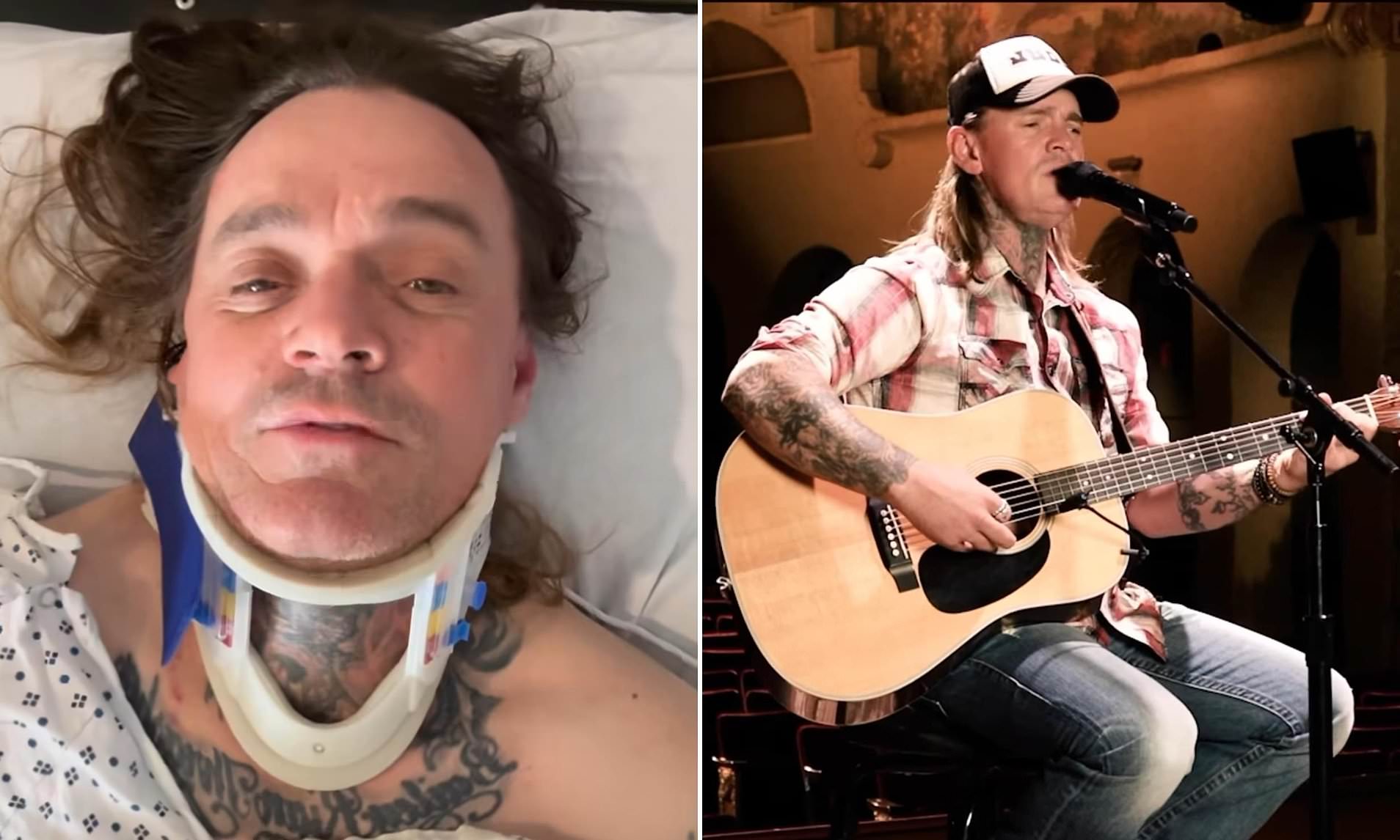Country singer JD Graham left barely alive with broken neck and back ...